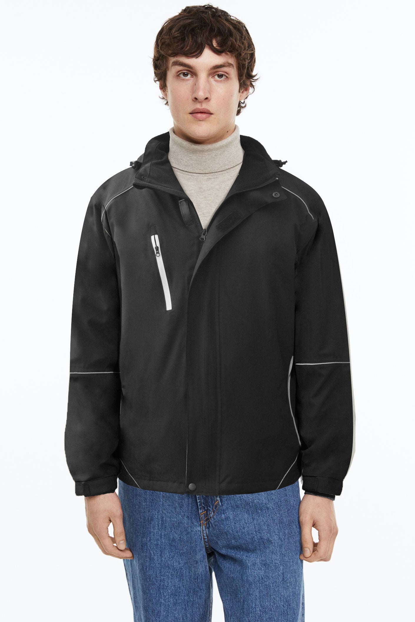 Men's Quilted Shell Fabric Hooded Jacket – Polo Republica